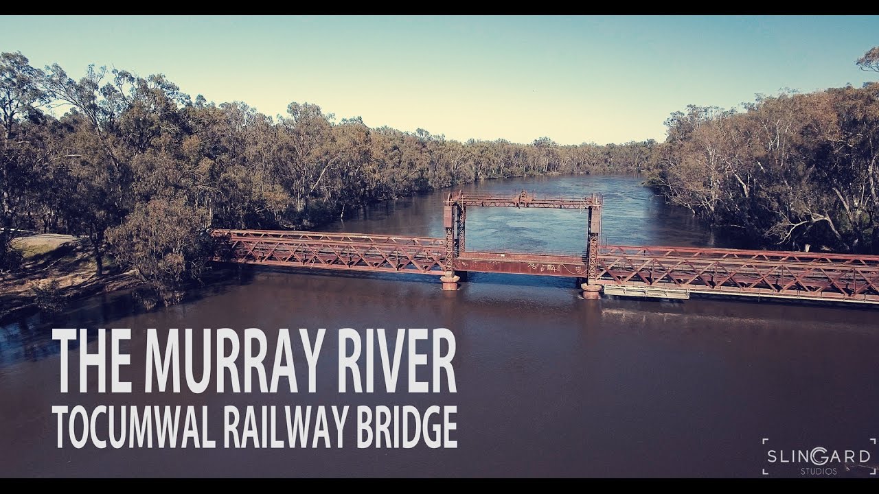 Murray River - Tocumwal Railway Bridge - YouTube