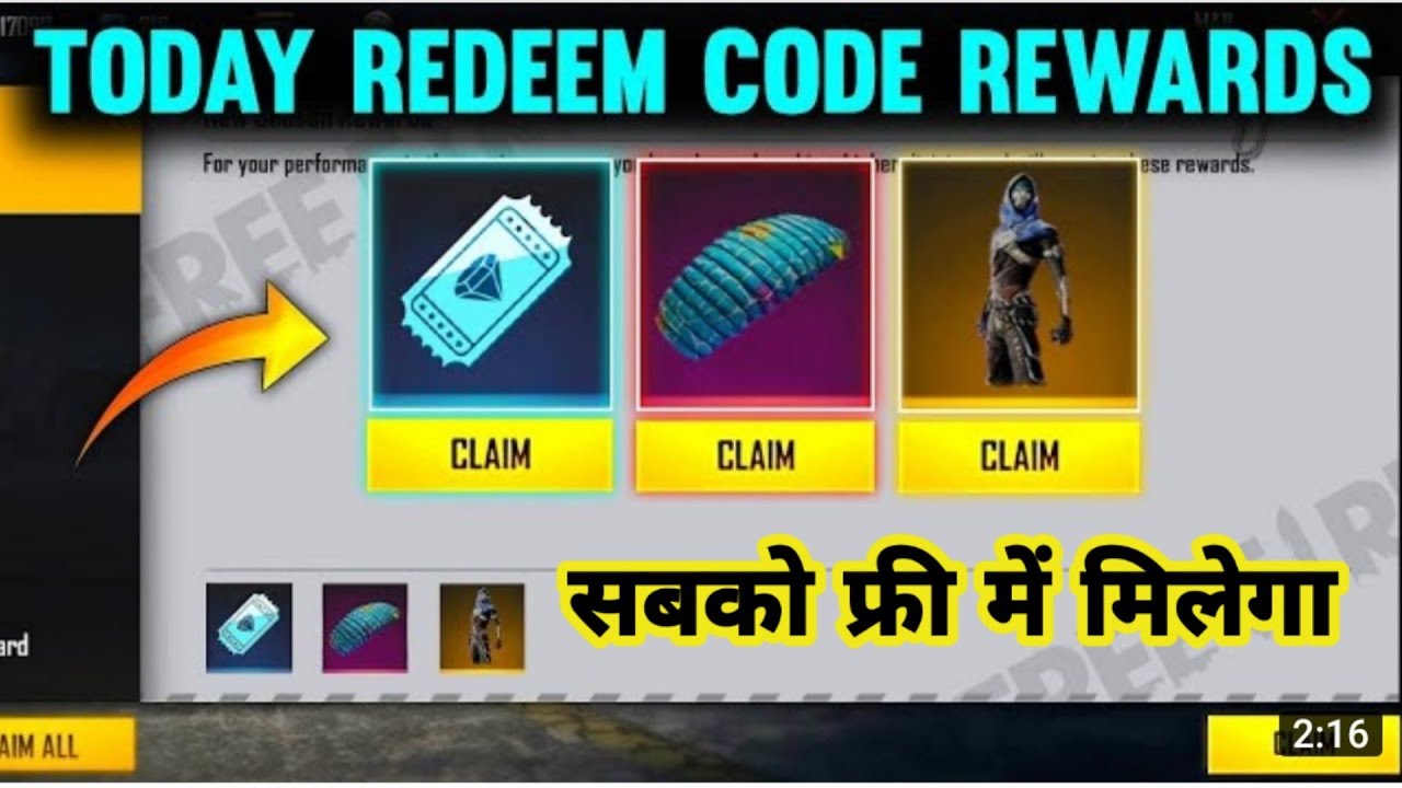 FF NEW EVENT-TODAY FREE REDEEM CODE|PRO LEAGUE INDIA REDEEM CODE|FF ...