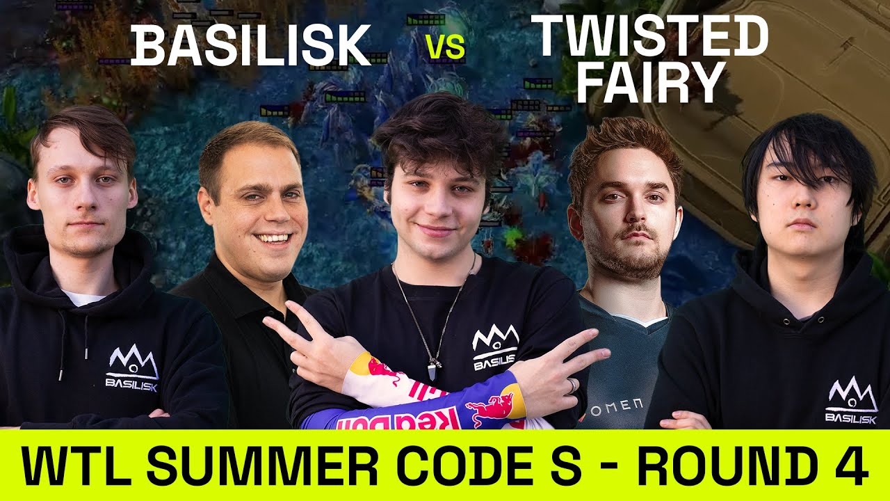 BASILISK VS Twisted Fairy | WTL Summer Round 4 | Starcraft 2 - YouTube