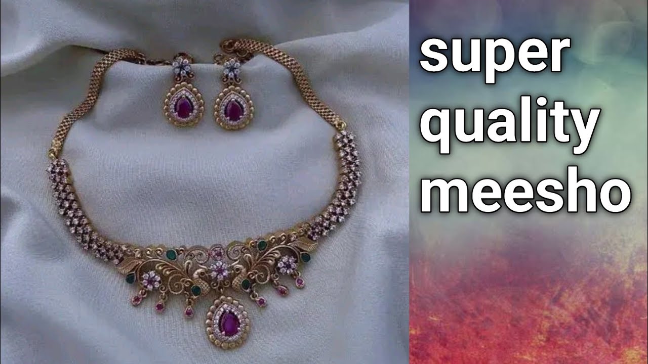 meesho super quality jewelry for 399 only code in description ...