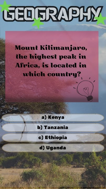 Climbing to New Heights: Mount Kilimanjaro’s Geography! #shorts # ...