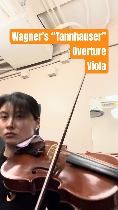Wagner’s Tannhauser Overture viola audition excerpt #viola #practice #orchestra #audition # ...