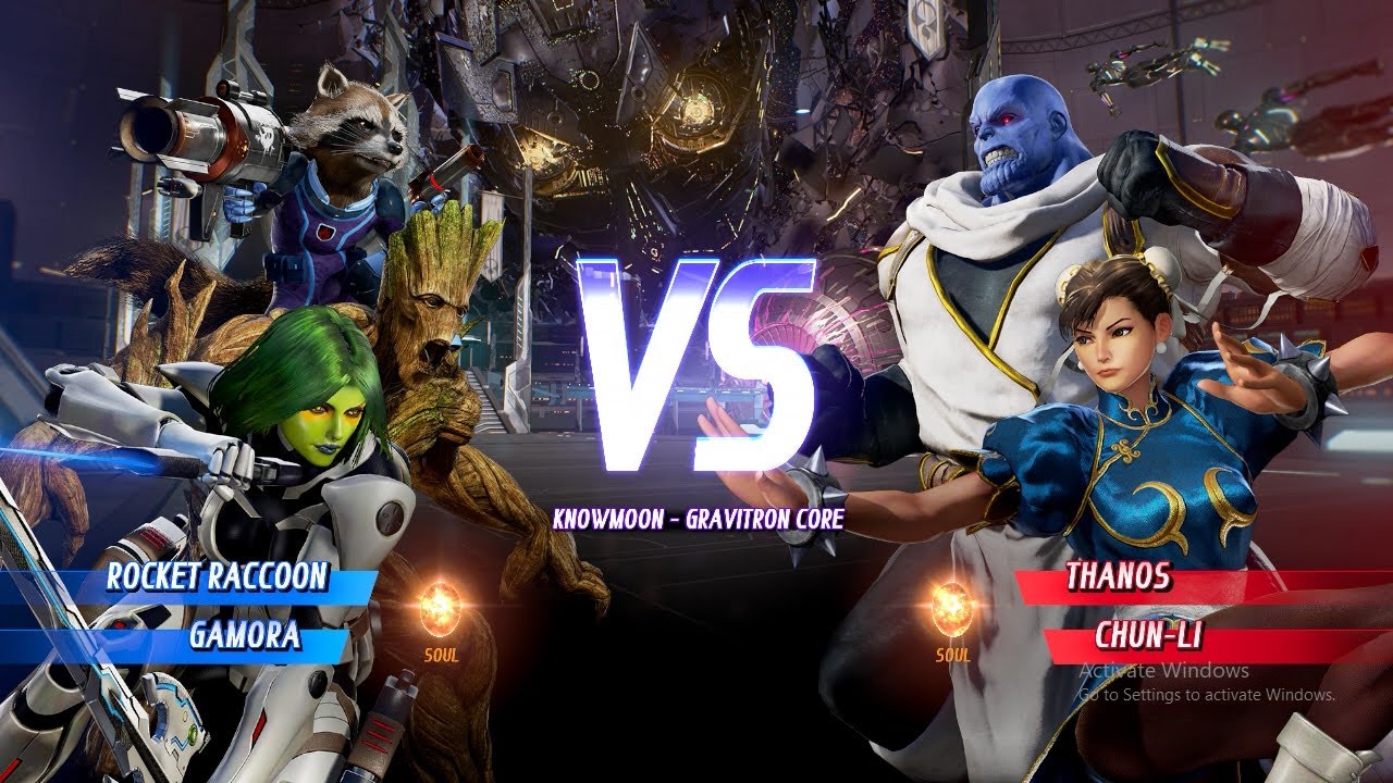 Marvel vs Capcom Infinite - Rocket Raccoon and Gamora VS Thanos and ...
