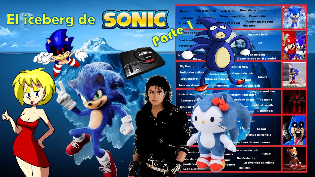 EL ICEBERG DEFINITIVO Y MAS COMPLETO DE SONIC PARTE 1 - YouTube