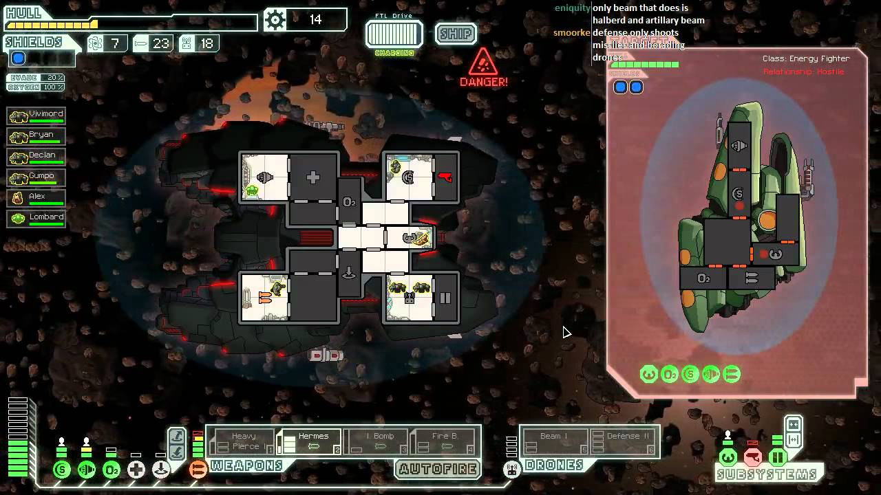 FTL | Rock Cruiser Type B | Shivan | Faster Than Light - YouTube