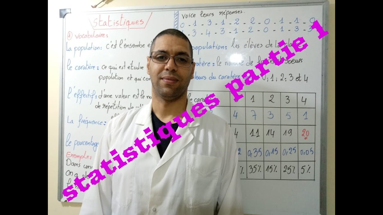 statistiques partie 1 - YouTube
