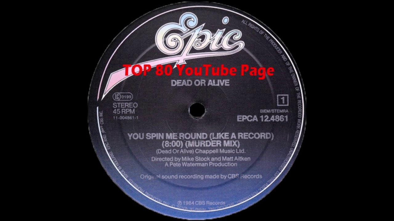 Dead Or Alive - You Speed Me Round (Like A Record) (Murder Mix) - YouTube