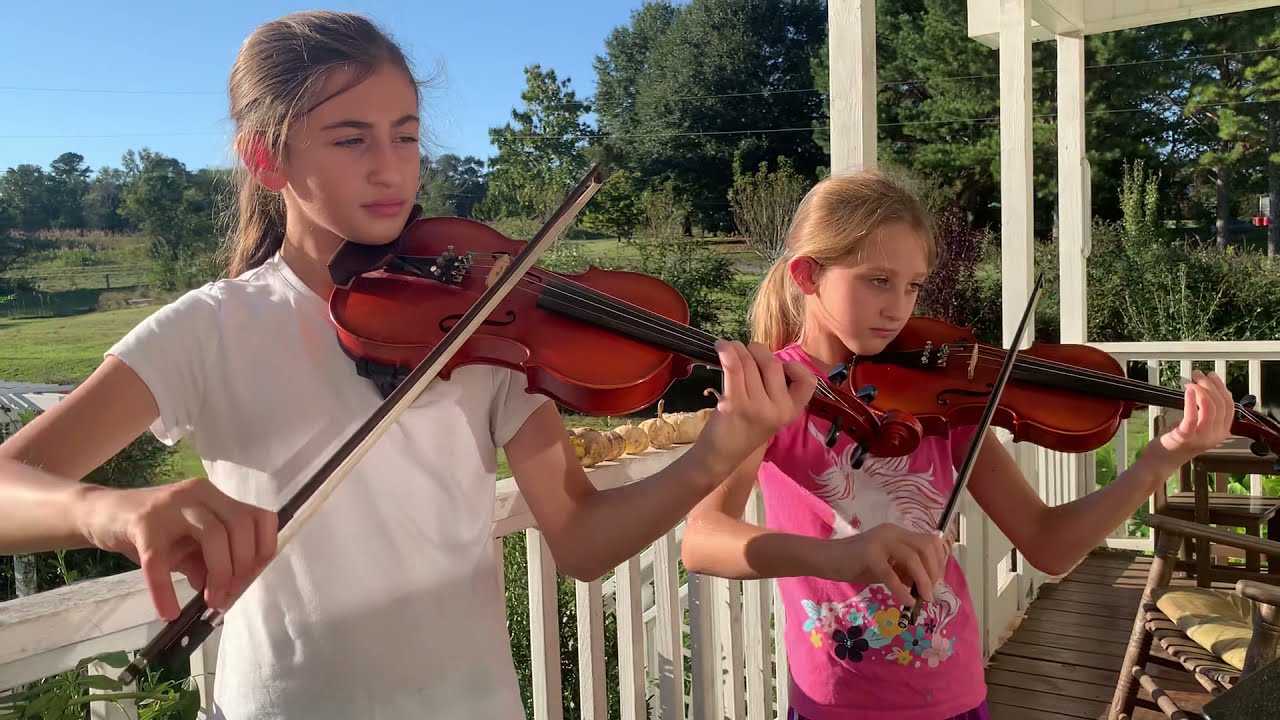 Amazing Grace kids violin duet - YouTube