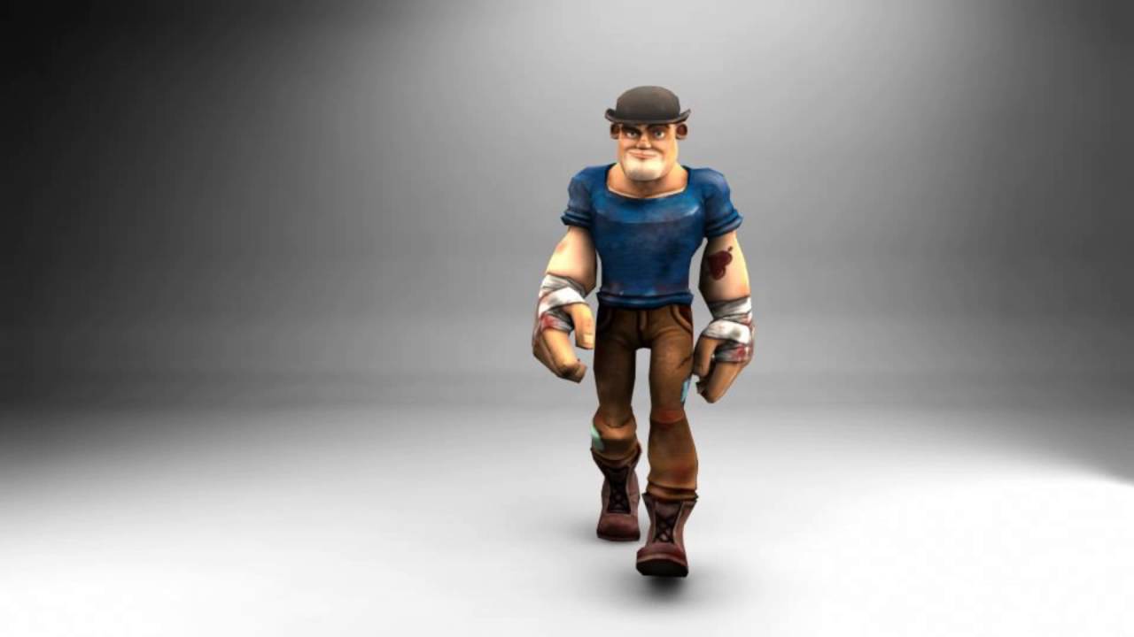 Cool Man Walk Cycle - YouTube