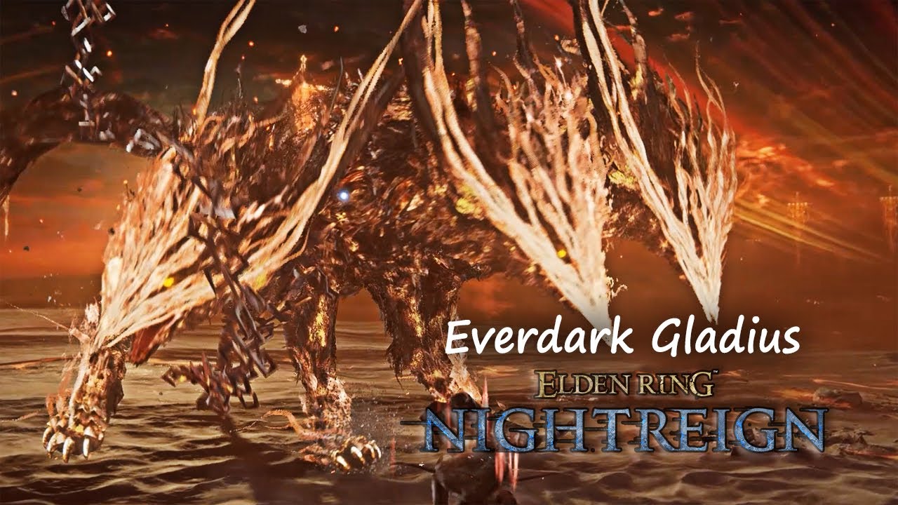 Everdark Gladius, Beast of Night (Deathless) - Ironeye Solo | Elden ...