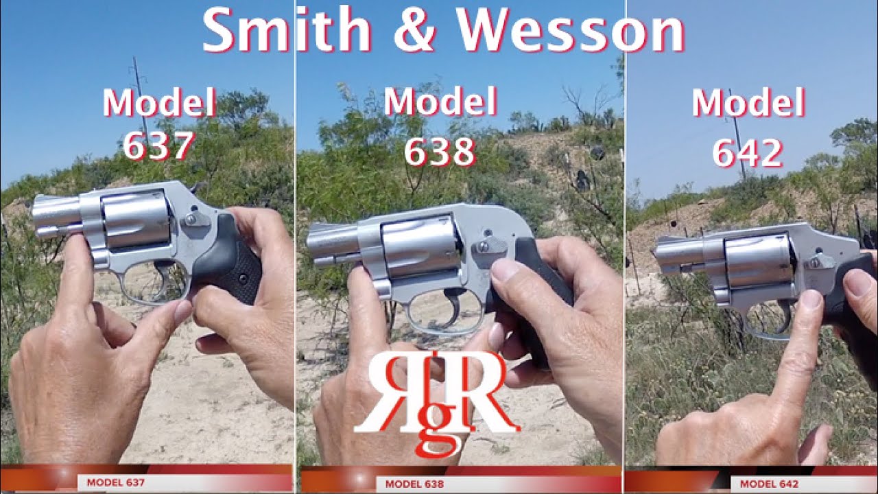 S&W Models 637 /638 / 642 (On the Range Comparison) - YouTube