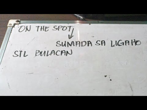 ON THE SPOT STL BULACAN SUMADA SA LIGAHO (MAY 12, 2025) - YouTube