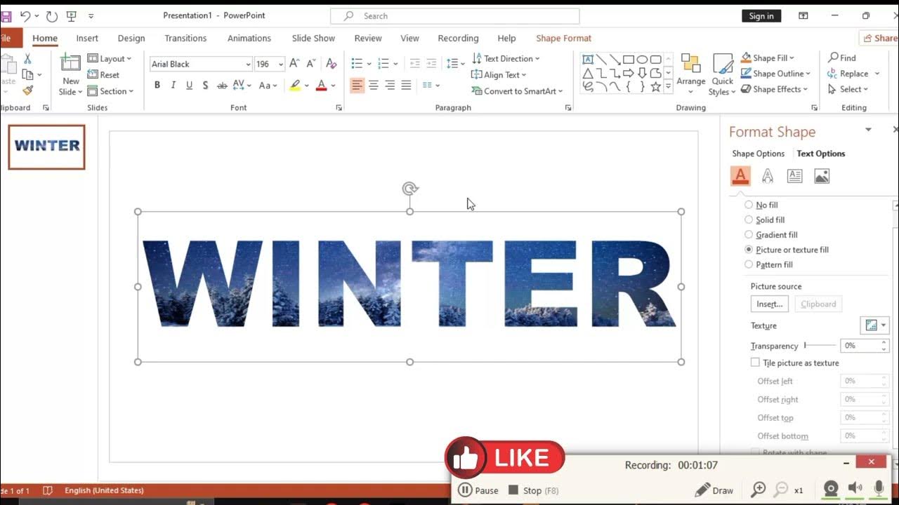 How to insert Image in Text in powerpoint | Step-By-Step Guide - YouTube