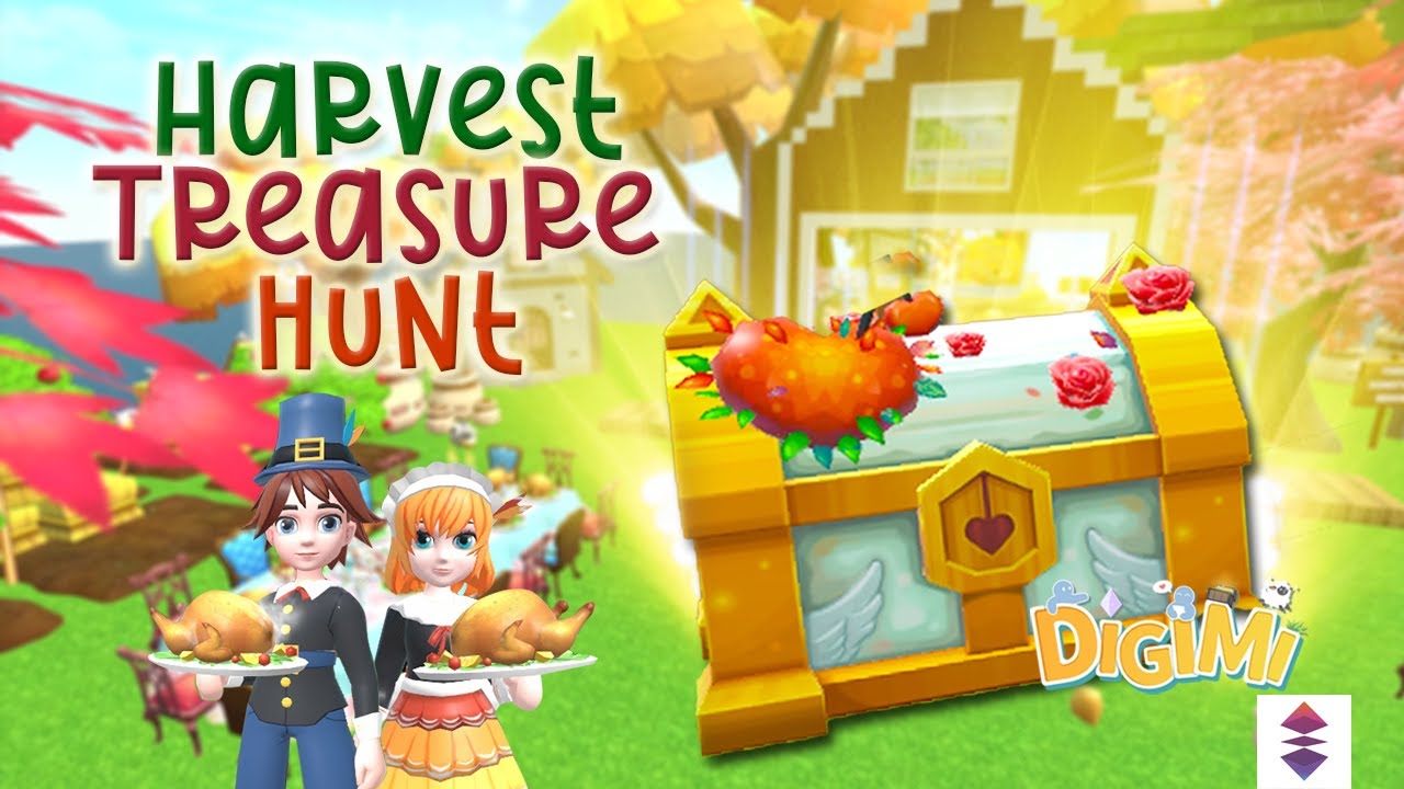 AMUSING & FUNNY Harvest Treasure Hunt in Digimi 🌾 - YouTube