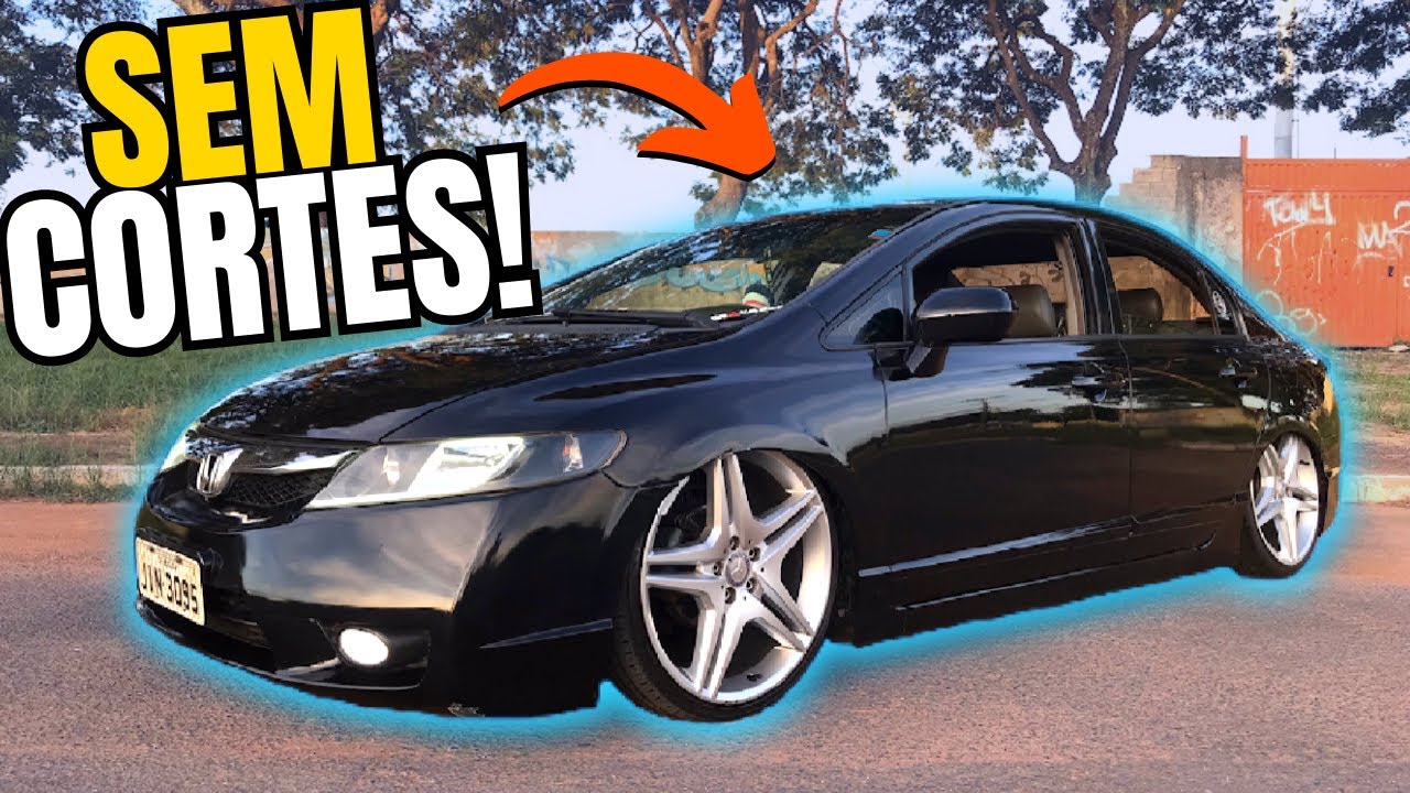 HONDA CIVIC 2010 COM SUSPENSÃO A AR E ARO 20 - YouTube