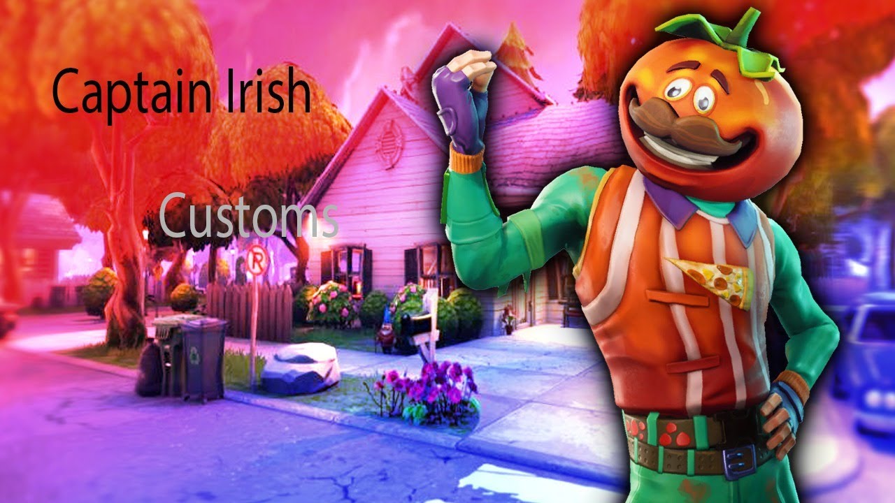 Fortnite Captain Irish's Customs!!! I'm Gonna Stream Snipe Captain ...
