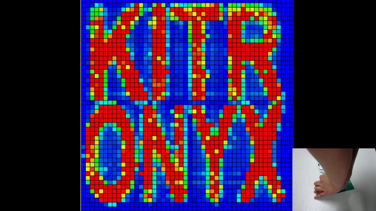 Tactile Image of Rubber Stamp Capture by Kitronyx Force Sensor - YouTube