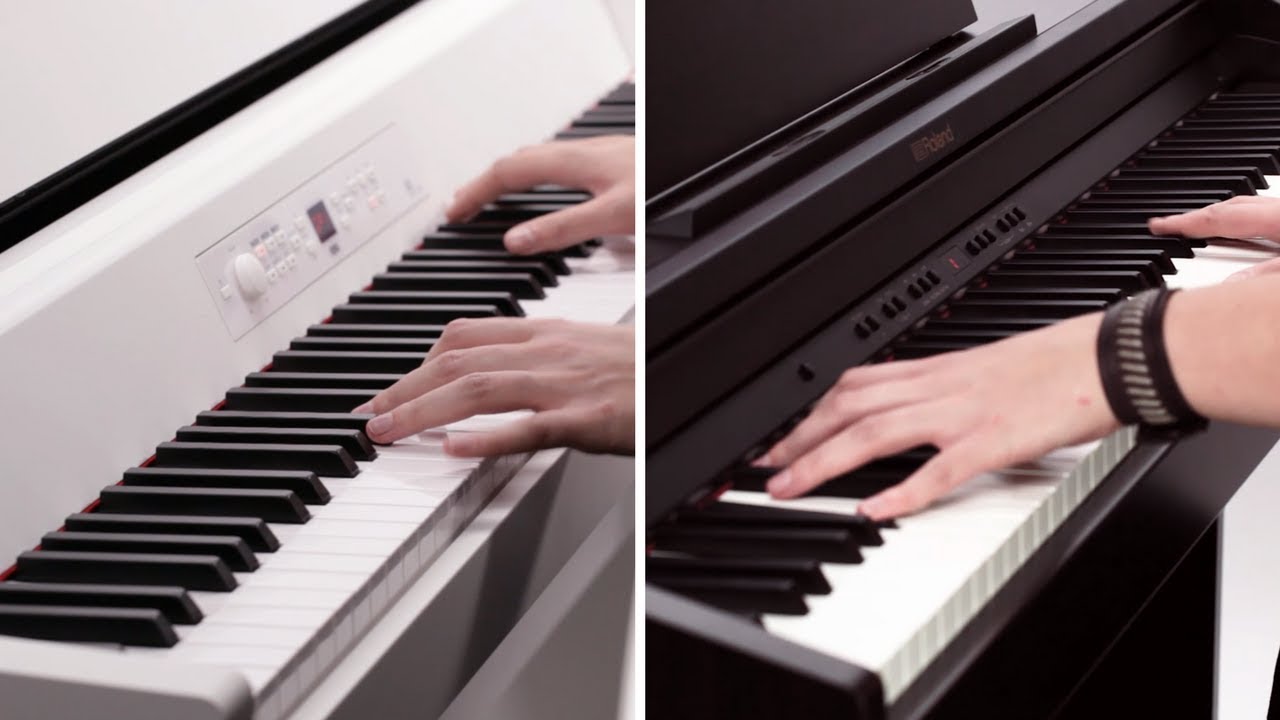 Korg G1 vs Roland RP501R - YouTube