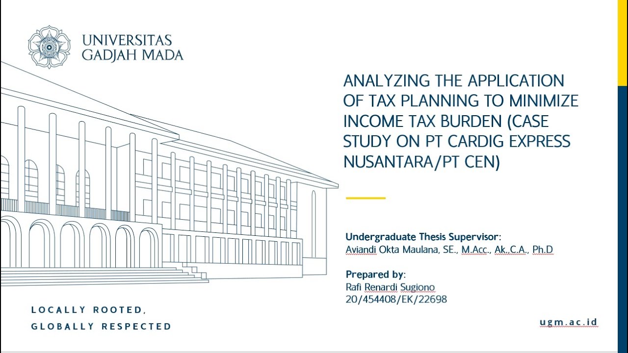 Undergraduate Thesis Defense Presentation Accounting FEB UGM - Rafi ...