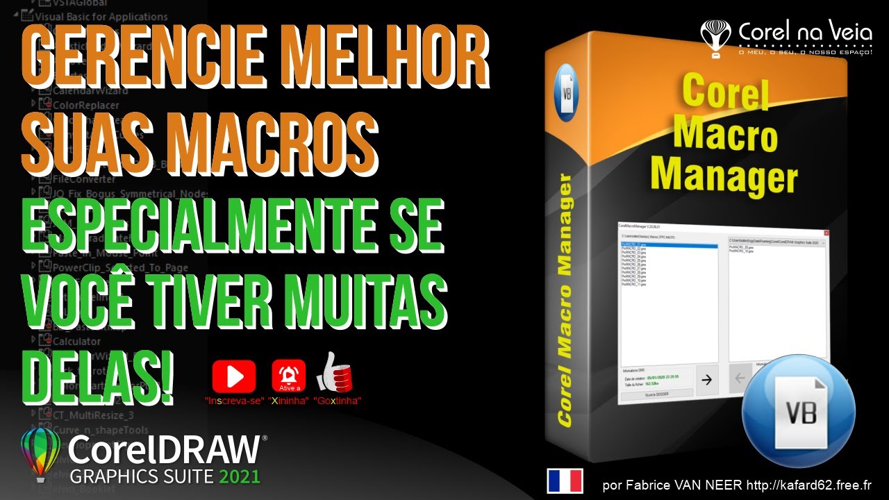 Gerencie melhor suas macros do CorelDRAW com Esta Ferramenta! - YouTube