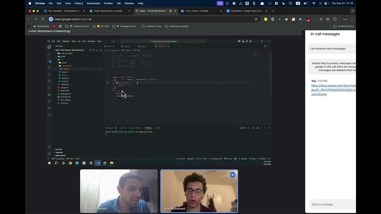 Frontend Mock Interview بالعربي - Table API - YouTube