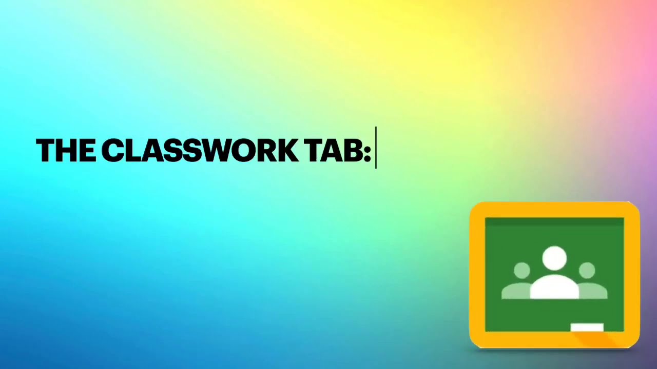 The Classwork Tab: Organization - YouTube