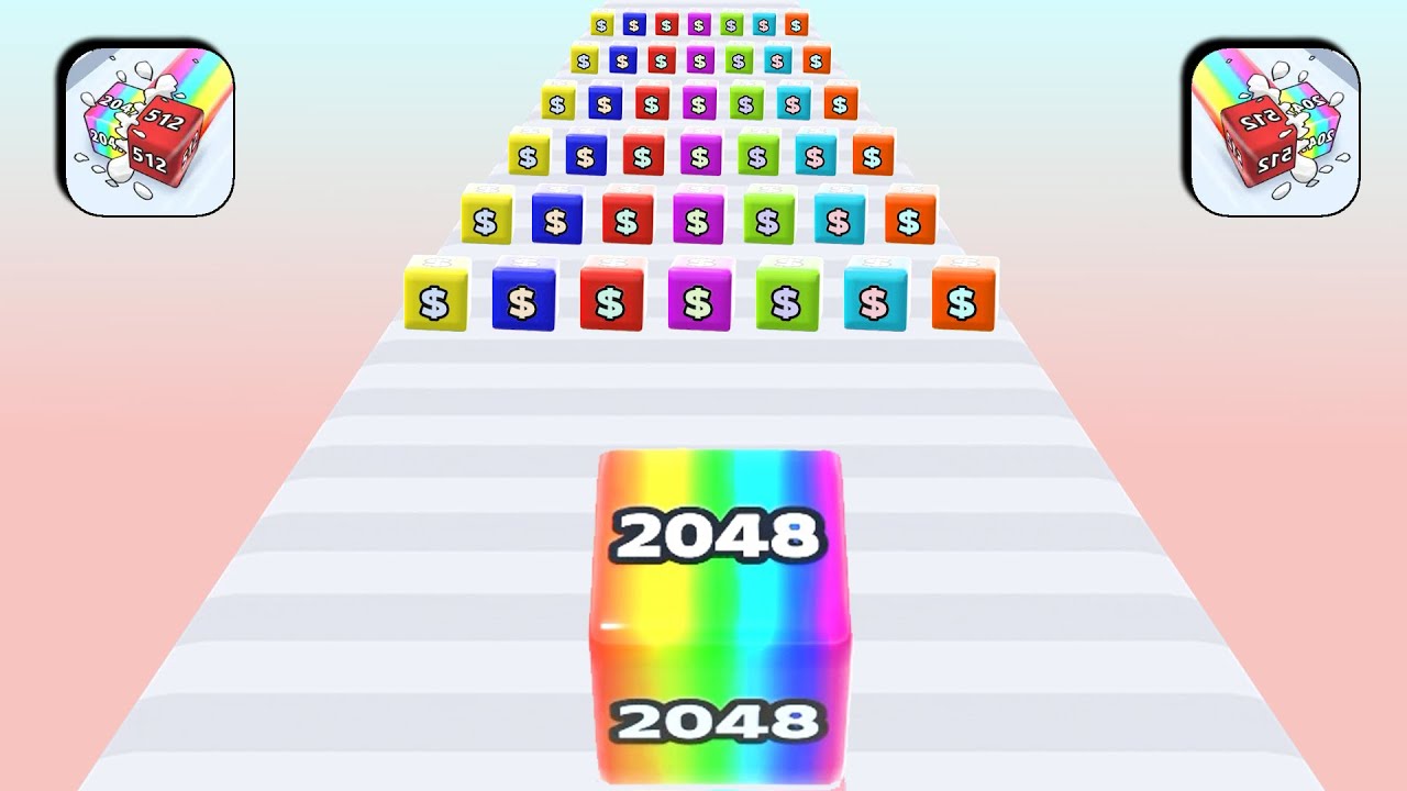 Satisfying Mobile Game: Jelly Run 2048, Ball Run 2048, Hair Challenge ...