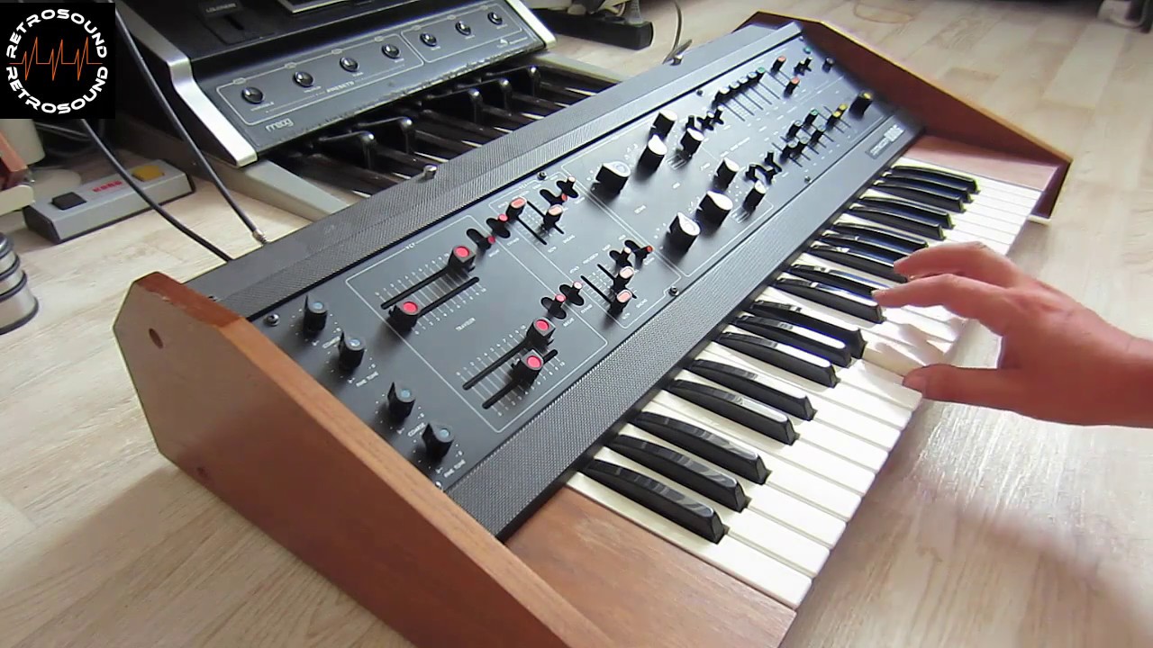 KORG MAXI-KORG 800DV Analog Synthesizer (1975) The sound of Human ...