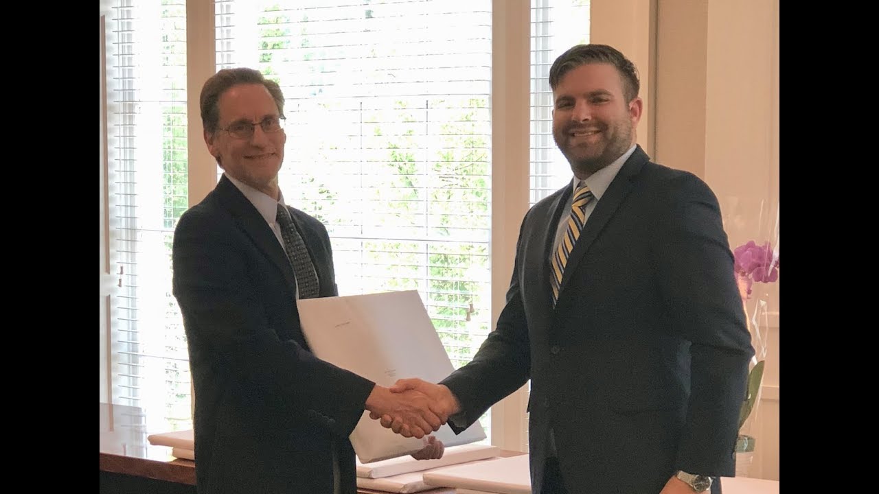 Zach Fenn, AMP '18, UVA Systems Engineering Departmental Ceremony - YouTube