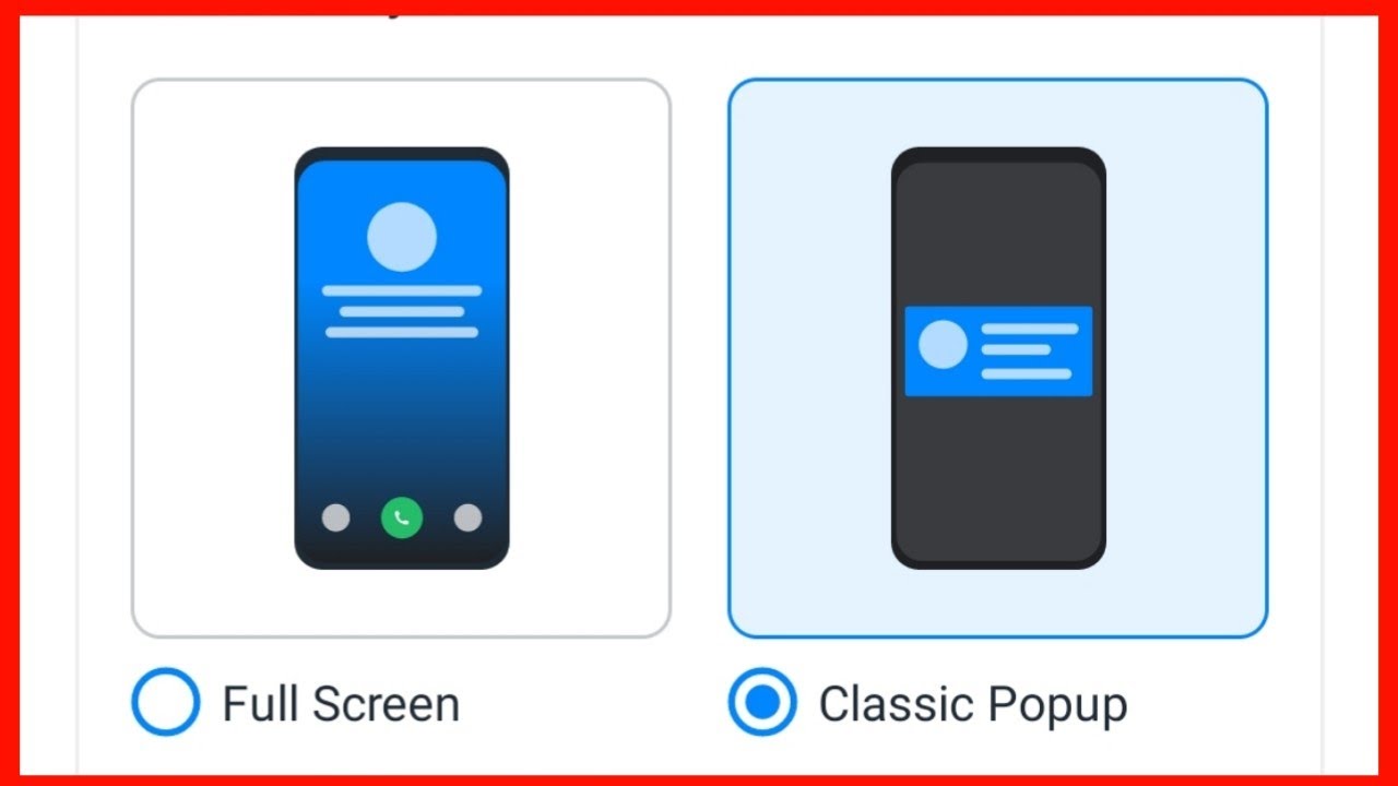 Truecaller Caller Id Full Screen & Classic Popup Settings Choose Style ...