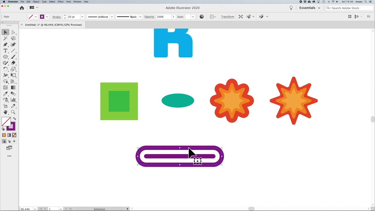 Offset Paths in Illustrator - YouTube