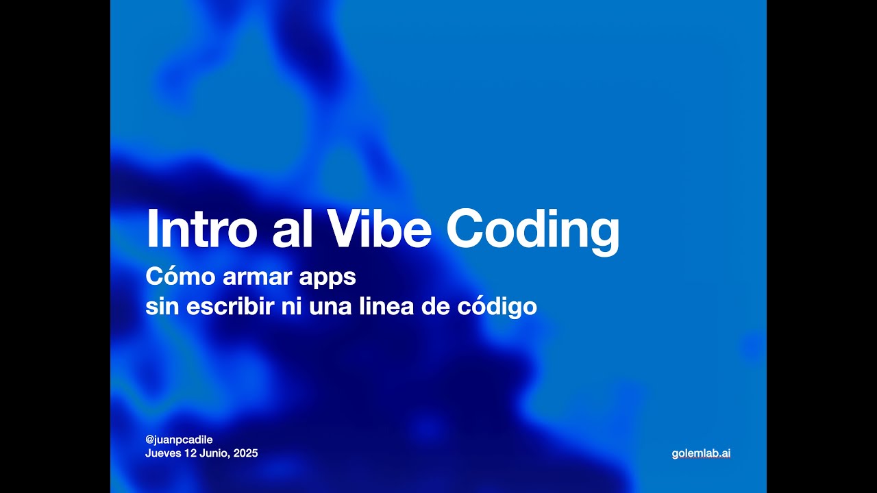 Cómo crear apps sin programar (Vibe Coding) - YouTube