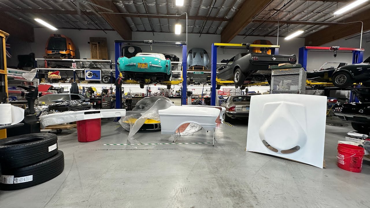 1964 Thunderbolt fiberglass parts from Crites Restorations - YouTube