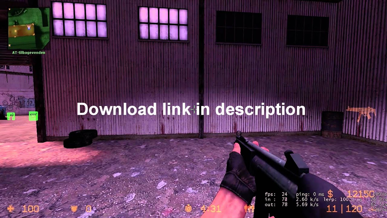 How to download cs 1.6 weapons skins to css - YouTube