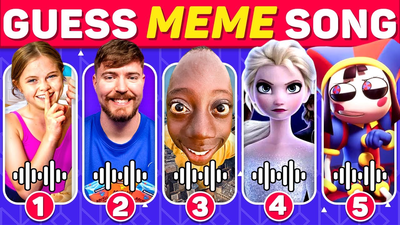 Guess The Meme & Who Is Singing 🔥🎤🎶 Salish Matter, Lay Lay, Pomni ...