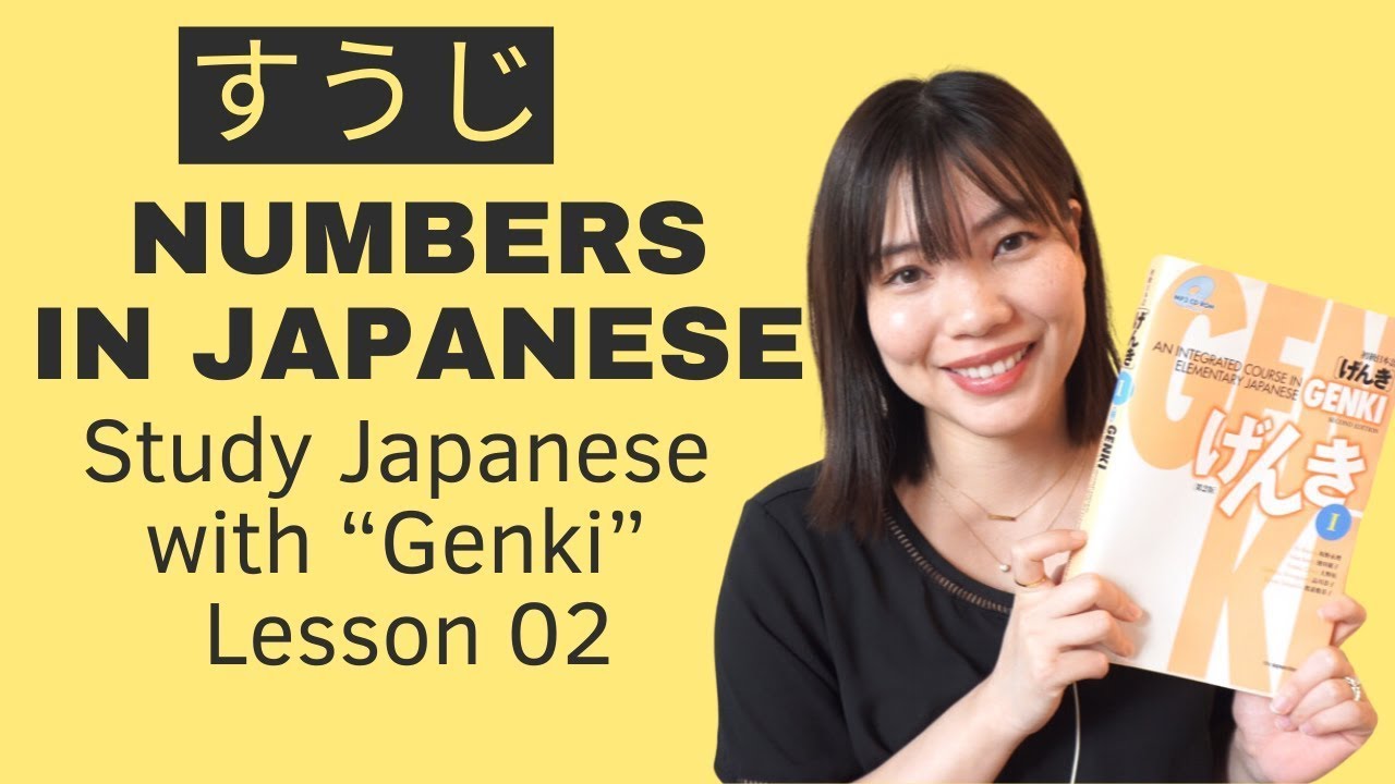 "Numbers (すうじ) in Japanese 0 ~ 100" Study Japanese with GENKI Lesson 02 ...