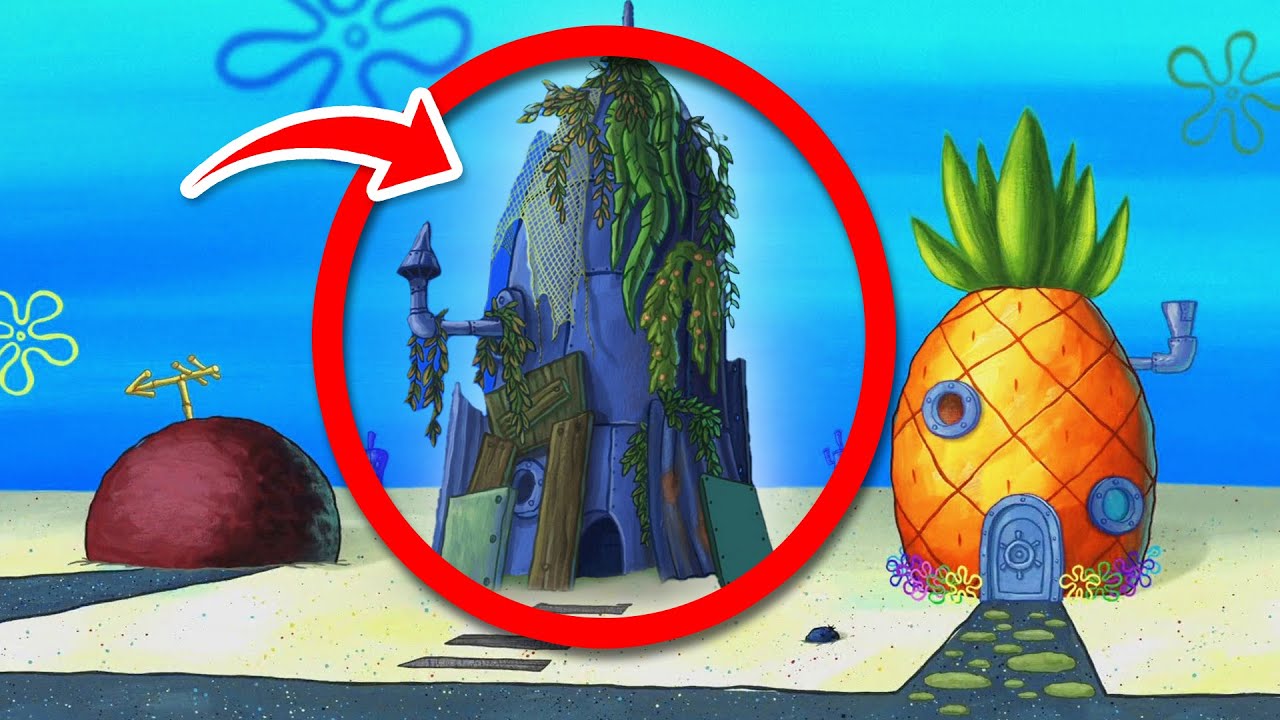 15 MISTAKES You Missed In SpongeBob | Big Pink Loser, Artist Unknown ...