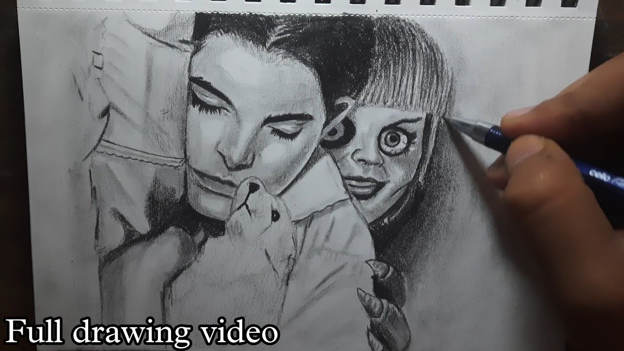 Annabelle comes home// pencil drawing// - YouTube