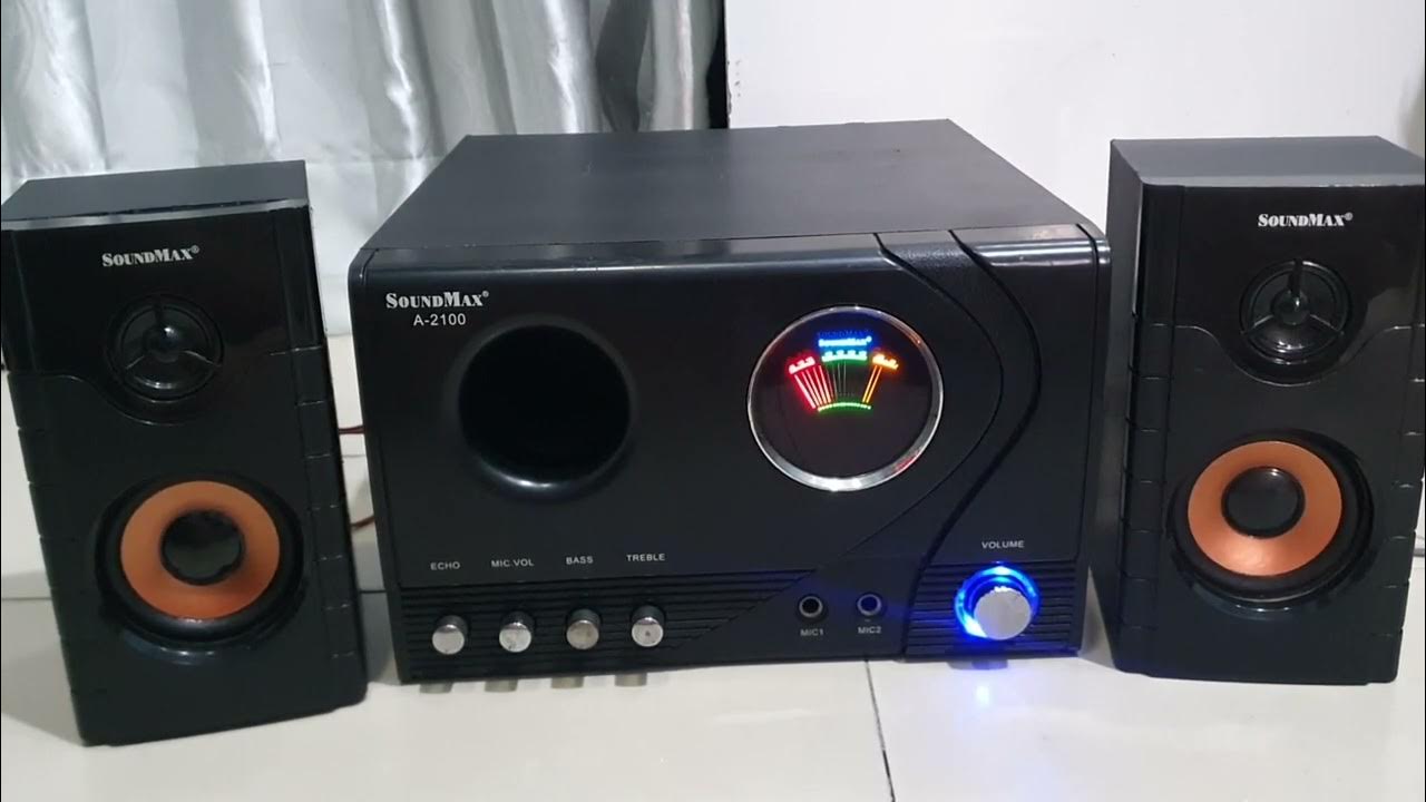 (500k) Loa vi tính Soundmax A2100 đã qua sử dụng có karaoke - YouTube