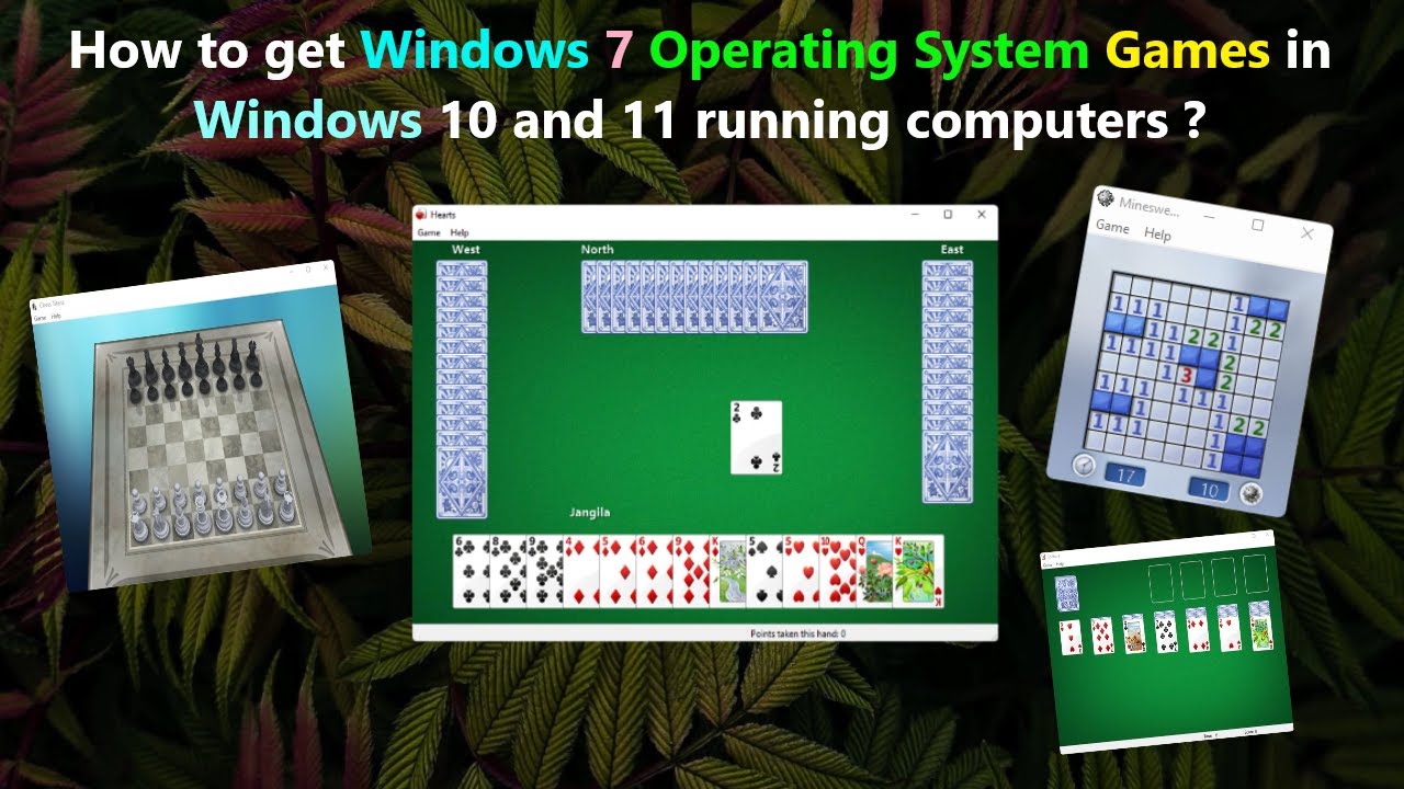 How to get Windows 7 Operating System Games in Windows 10 and 11 ...