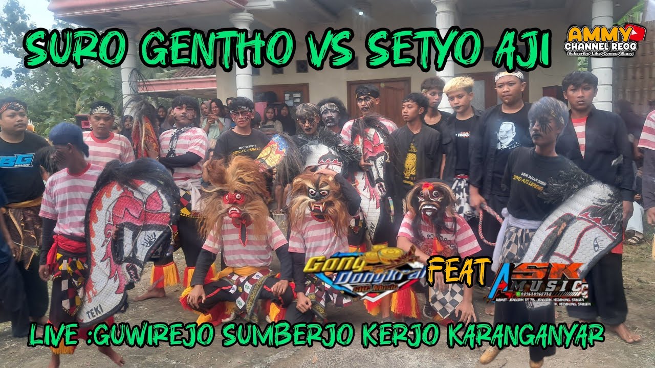 Susah Di Sembuhkan‼️Suro Gentho vs Setyo Aji👺Ft Gong Dongkrak Ask Musik ...