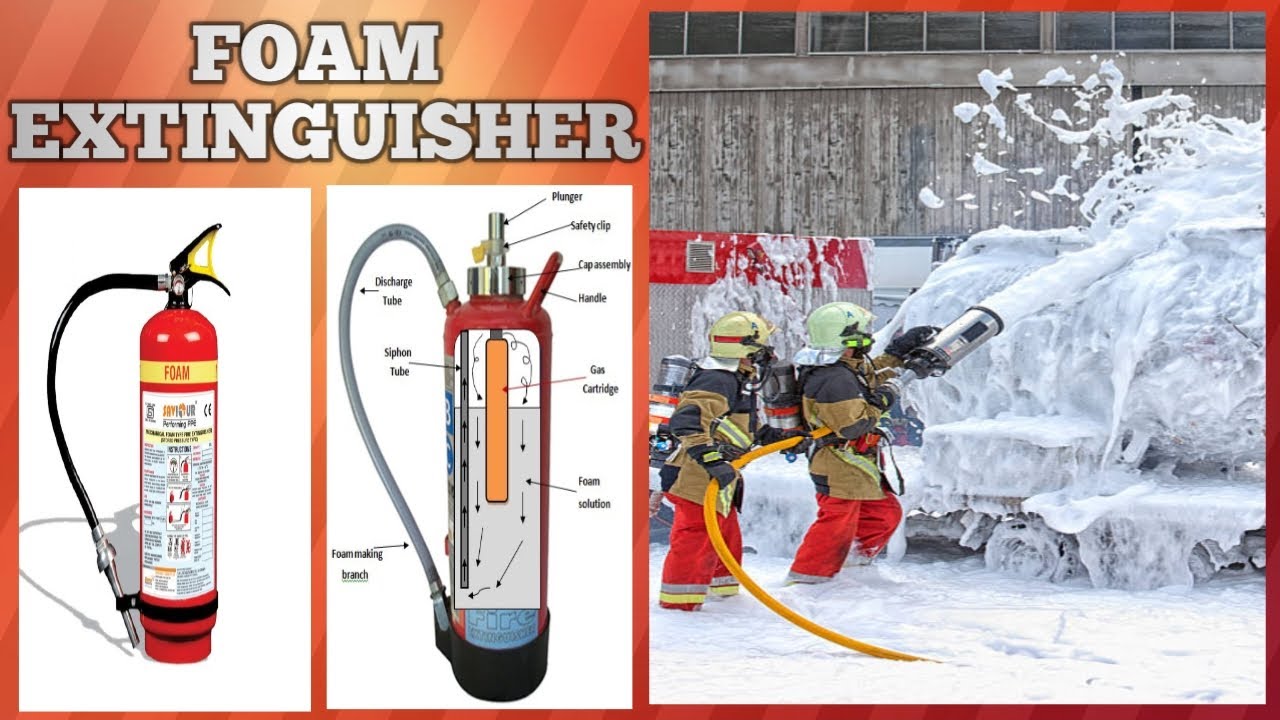 Foam extinguisher by SK Fire study guide - YouTube