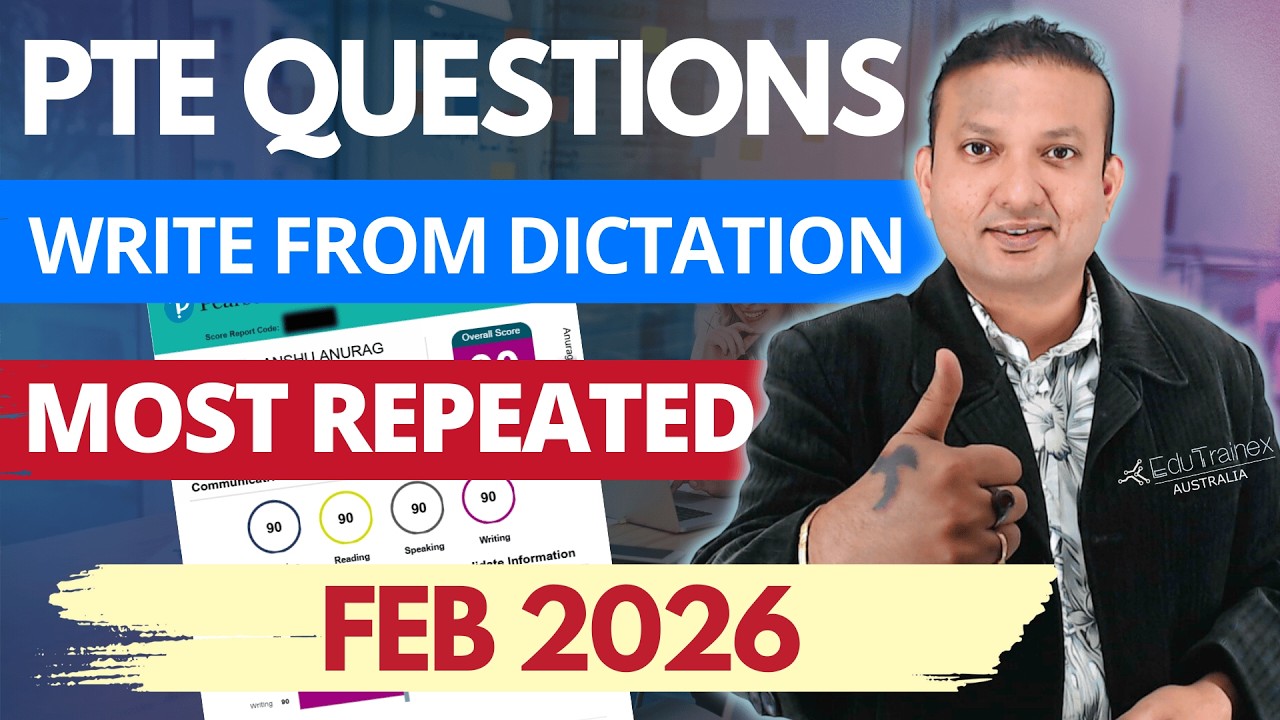 Must Practice! PTE Write From Dictation Questions - Feb 2026 ...