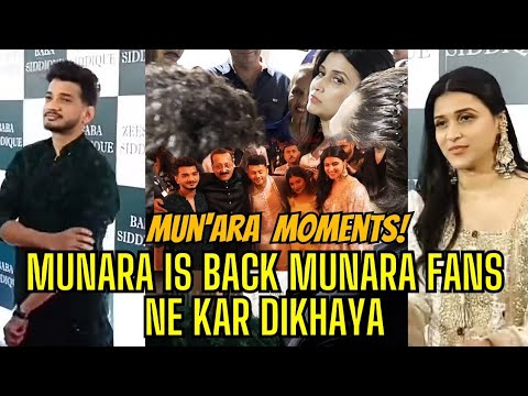 MunAra is Back MunAra Fans ne Kar dikhaya #munawarfaruqui #manarachopra ...
