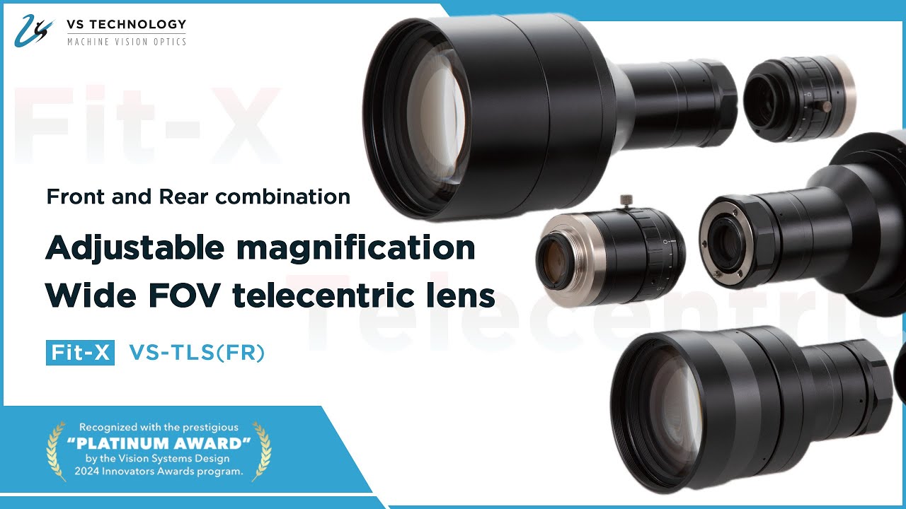 【Platinum Award Winner】Adjustable magnification combination telecentric ...