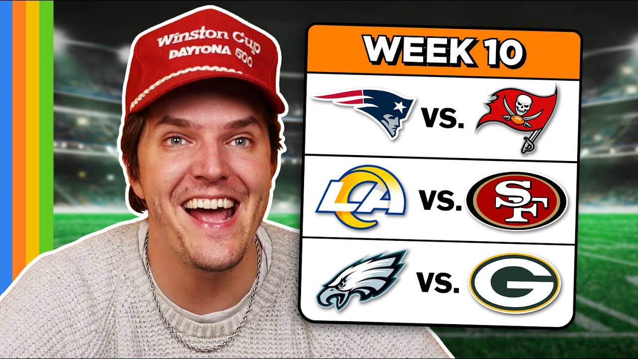 Predicting Every Week 10 NFL Game - YouTube