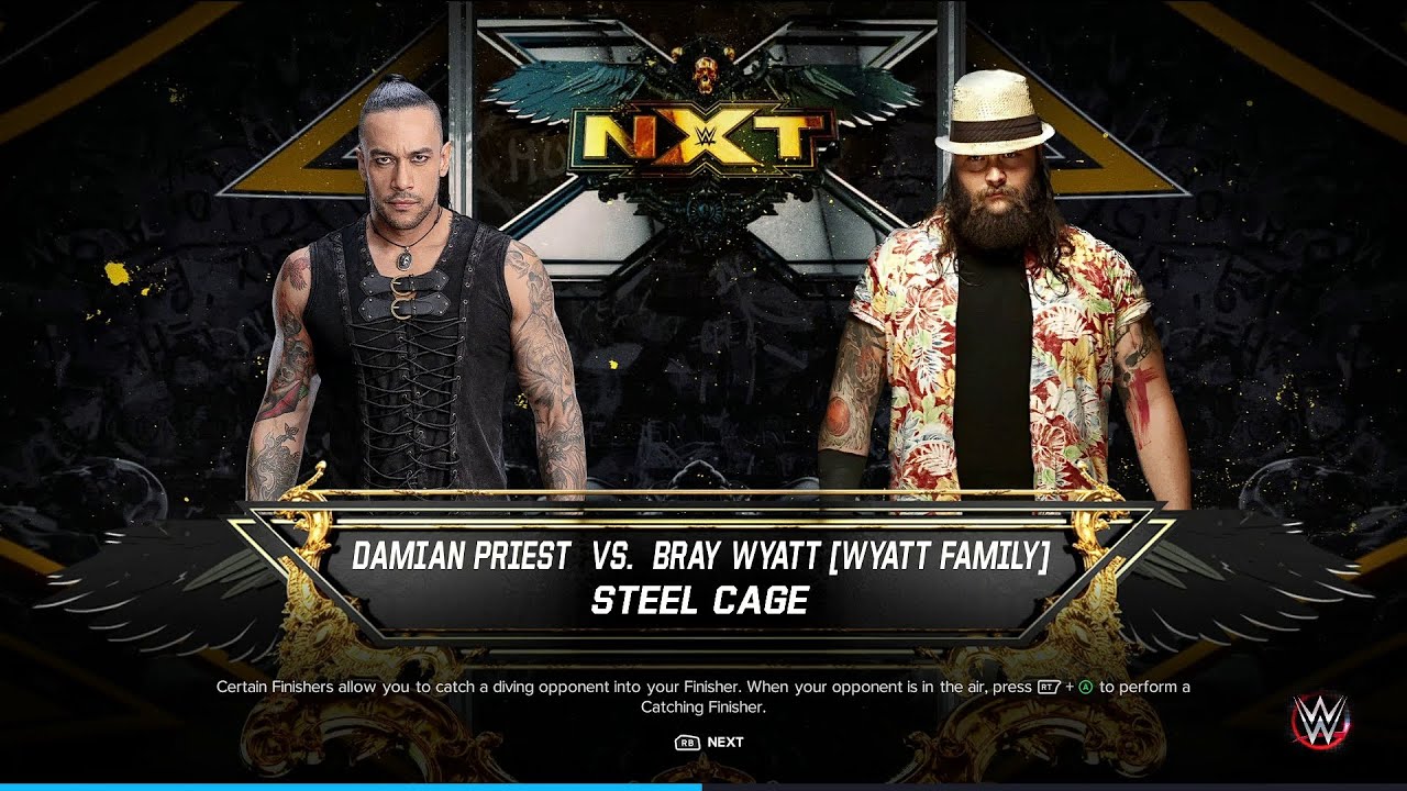 "WWE 2K23 Epic Showdown: Bray Wyatt vs. Priest Steel Cage Match!" - YouTube