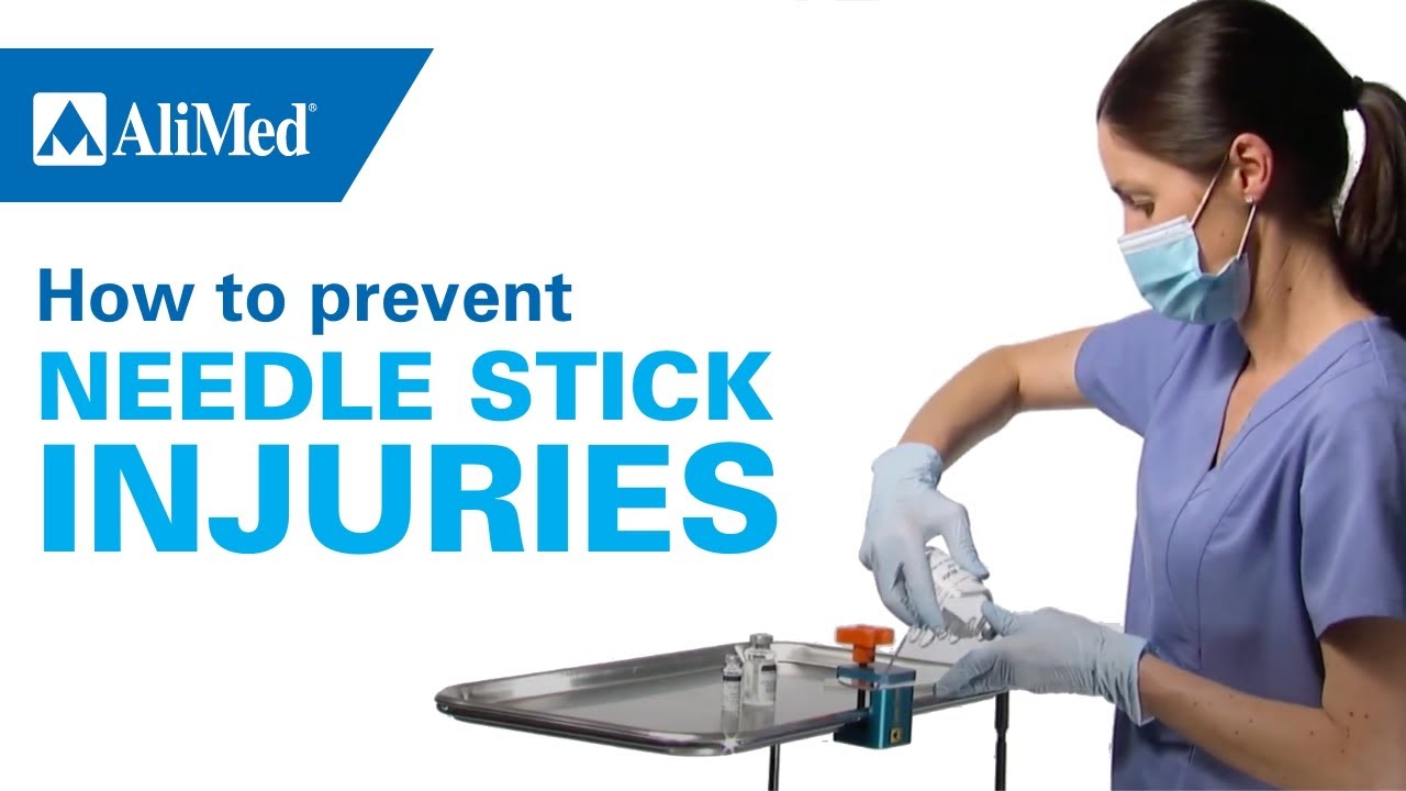 How to prevent needle stick injuries—AliMed® ACCU-DRAW™ Vial Holder ...