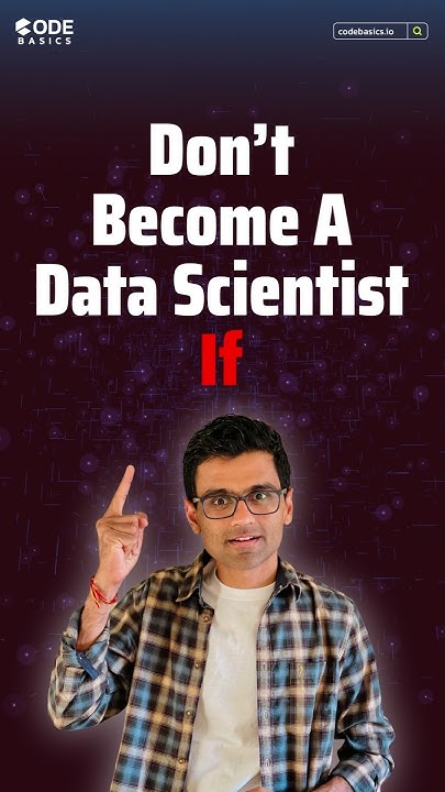 Dont Become A Data Scientist If Codebasics Datascience Datascientist Shorts Youtube