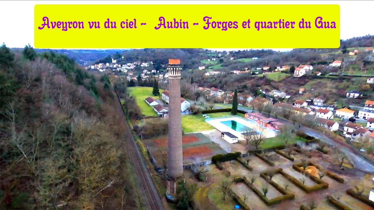 Aveyron vu du ciel - Aubin - Quartier du Gua #1 - YouTube